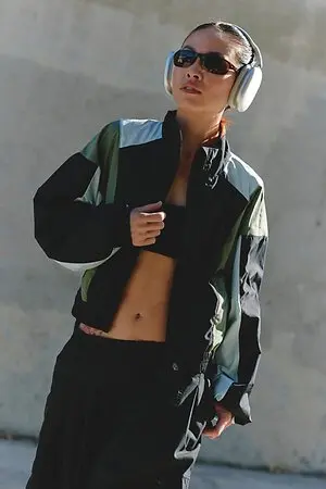 Free People Colorblock Track Jacket