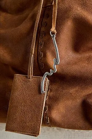 Free People We The Free Hollis Leather Tote Bag - Cognac