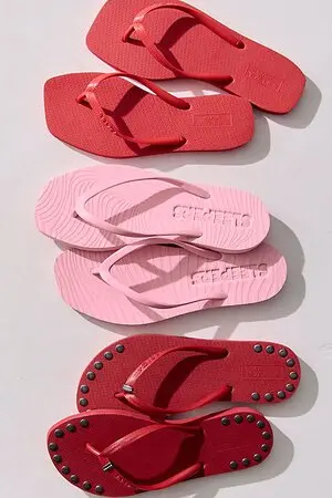BRIZZA AREZZO Brizza Arezzo Rubber Flip Flops Flame