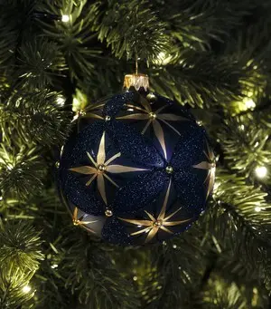 Harrods Glitter Star Bauble