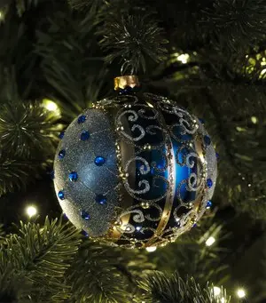 Harrods Glitter And Bead-embellished Bauble