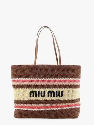 Miu Miu Crochet Shopping Bag - Multicolor