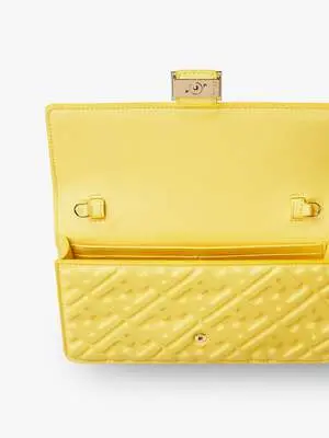 Fendi Leather Wallet On Chain Baguette Bag - Multicolor