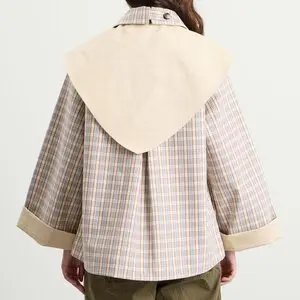 DAMSON MADDER Jerry Reversible Crop Trench Coat