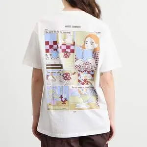 DAMSON MADDER Quiet Company Graphic T-shirt