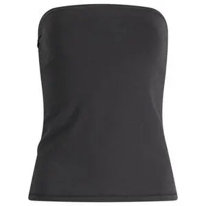 SKIMS Cotton Jersey Tube Top - Soot