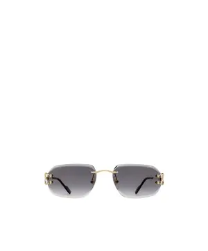 Cartier Rimless Rectangular Sunglasses
