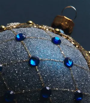 Harrods Glitter And Bead-embellished Bauble