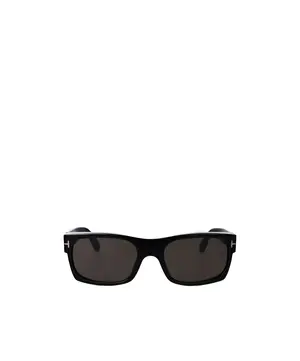 TOM FORD Juan Rectangle Frame Sunglasses - Black