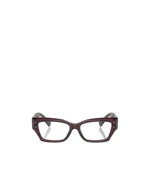 Dolce & Gabbana Dolce Gabbana Eyewear Rectangular Frame Glasses - Gray