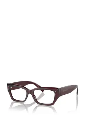 Dolce & Gabbana Dolce Gabbana Eyewear Rectangular Frame Glasses