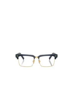 Miu Miu Rectangle-frame Glasses - Blue Crystal