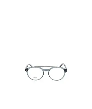 Dior Round Frame Glasses - Gray