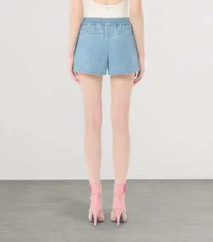Valentino Garavani Drawstring Denim Shorts