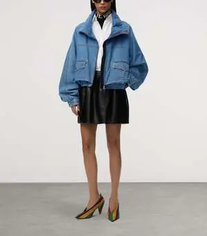 Loewe Denim Bomber Jacket