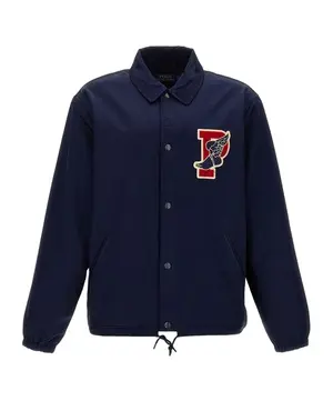 Polo Ralph Lauren Logo Patch Coach Jacket - Black