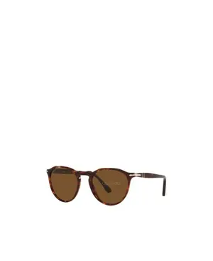 Persol Round Frame Sunglasses - Brown