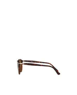 Persol Round Frame Sunglasses - Brown