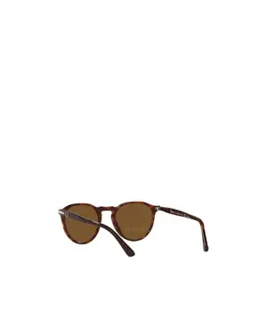 Persol Round Frame Sunglasses - Brown