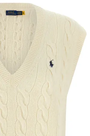 Polo Ralph Lauren V-neck Cable Knit Vest