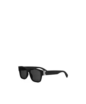 BVLGARI Square Frame Sunglasses - Black
