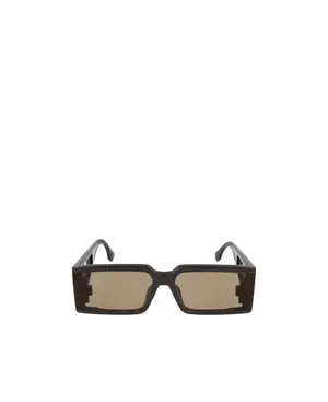 MARCELO BURLON COUNTY OF MILAN Rectangular Sunglasses - Nude
