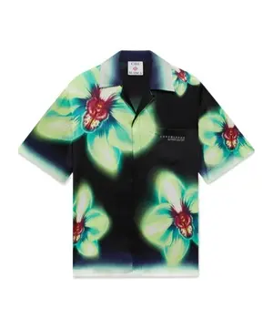 Casablanca Orchid Glitch Printed Shirt