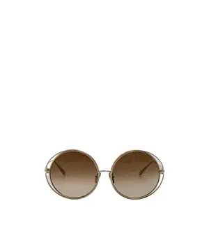 Linda Farrow Selene Round Frame Sunglasses