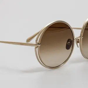 Linda Farrow Selene Round Frame Sunglasses
