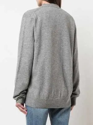 Play Comme Des Garcon Button Wool Cardigan