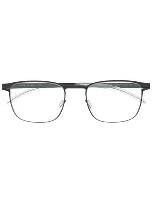 Mykita Matte-effect Square-frame Glasses - Gray