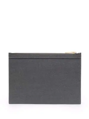 Thom Browne Pebbled Tablet Clutch Bag