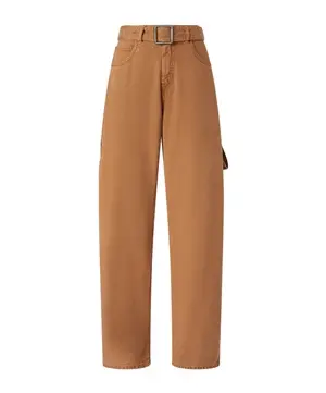 Pinko Eloisette Belted Denim Trousers