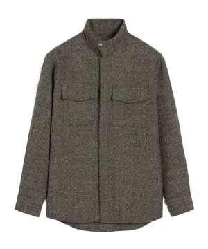 Ami Flap Pocket High-neck Shirt