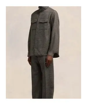 Ami Flap Pocket High-neck Shirt