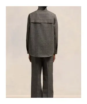 Ami Flap Pocket High-neck Shirt