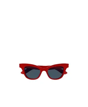 Alexander McQueen Logo Sunglasses - Red