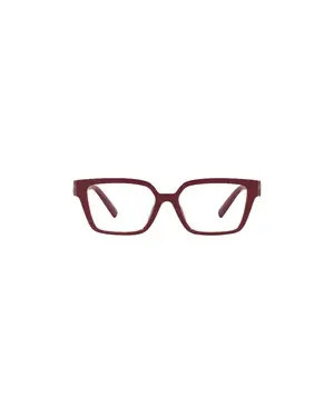 TIFFANY  CO. Tiffany Co. Rectangle Frame Glasses - Red
