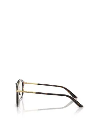 Dolce & Gabbana Dolce Gabbana Eyewear Round Frame Glasses