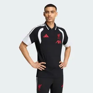 Adidas Liverpool Fc 26/27 Tiro Polo Shirt - Black