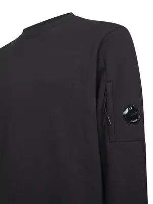 C.P. COMPANY Long-sleeved Sweatshirt With Zip Pocket