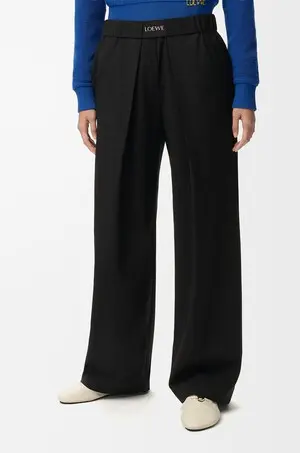 Loewe Elasticated Trousers In Wool