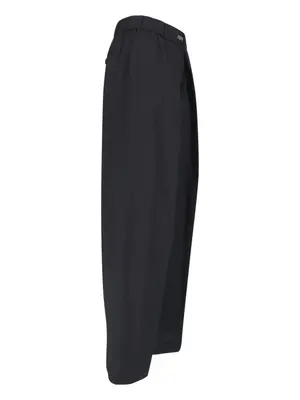 Loewe Elasticated Mid Waist Straight Leg Trousers
