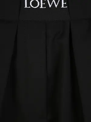 Loewe Elasticated Mid Waist Straight Leg Trousers