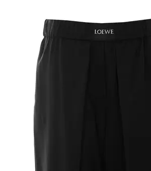 Loewe Elasticated Mid Waist Straight Leg Trousers