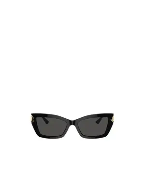 JIMMY CHOO Rectangle Frame Sunglasses - Black