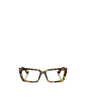 Miu Miu Tortoiseshell Rectangle-frame Sunglasses - White