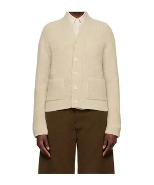 LEMAIRE V-neck Wool Cardigan