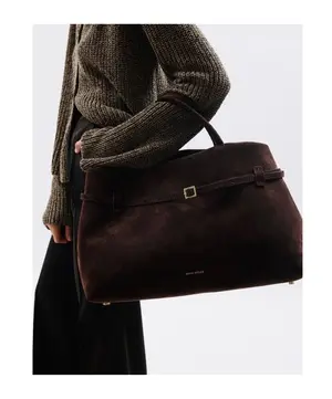 Manu Atelier Le Cambon 40 Top Handle Bag - Deep Brown