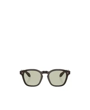 Oliver Spencer Geometric Frame Emblem Sunglasses